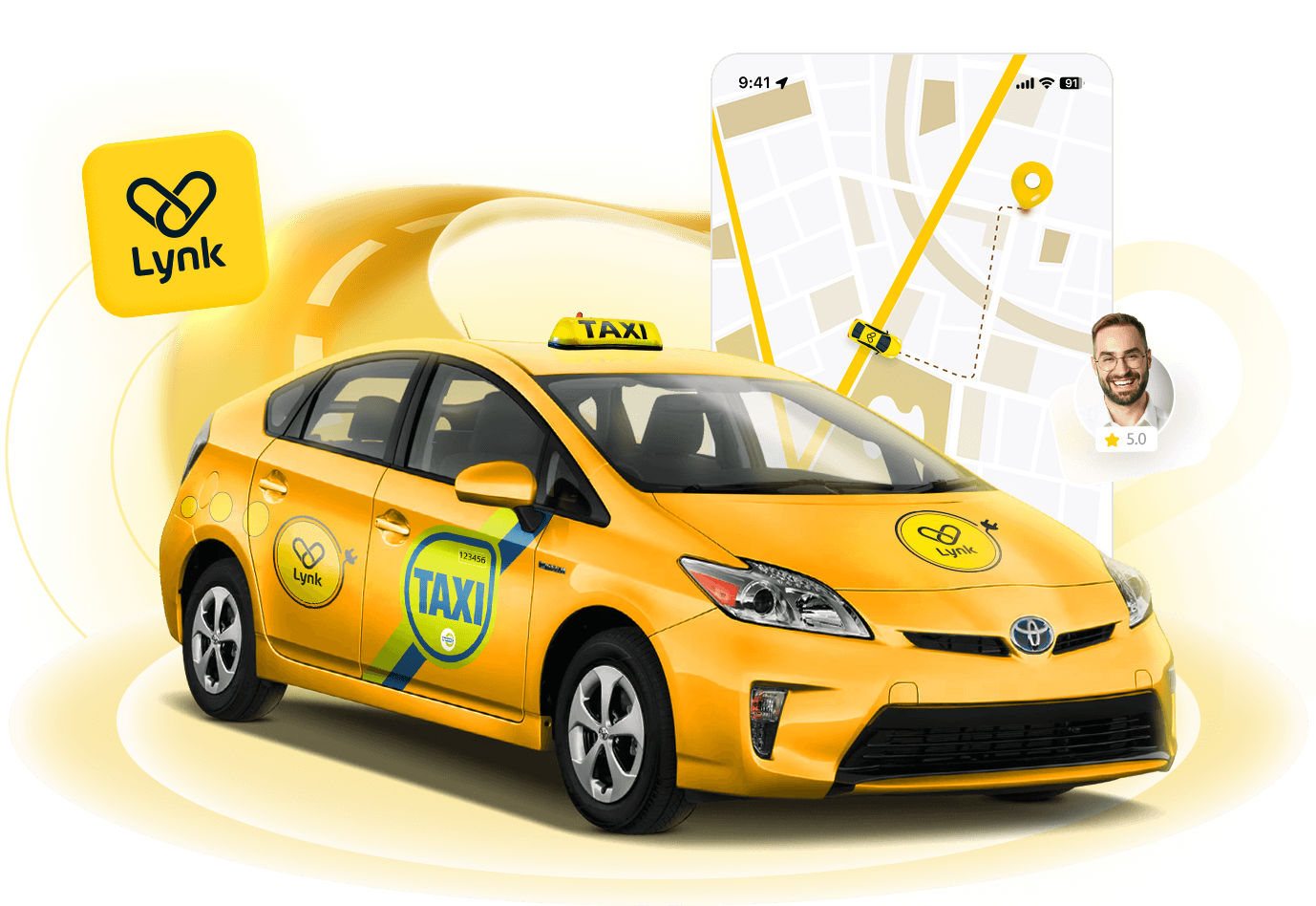 Download the Lynk Taxi app | Book for now or pre-book for later